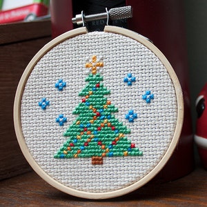 Christmas Tree Mini Cross Stitch Pattern PDF for Instant Download ...
