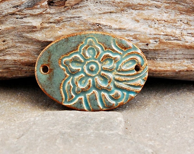 Honey Bee Focal Bead Bracelet Supplies Handmade Pottery Beads - Etsy