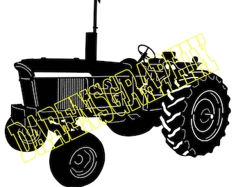 DXF File of a John Deere tractor for use with a cmc plasma | Etsy