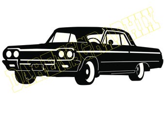 DXF File 55 Chevy | Etsy