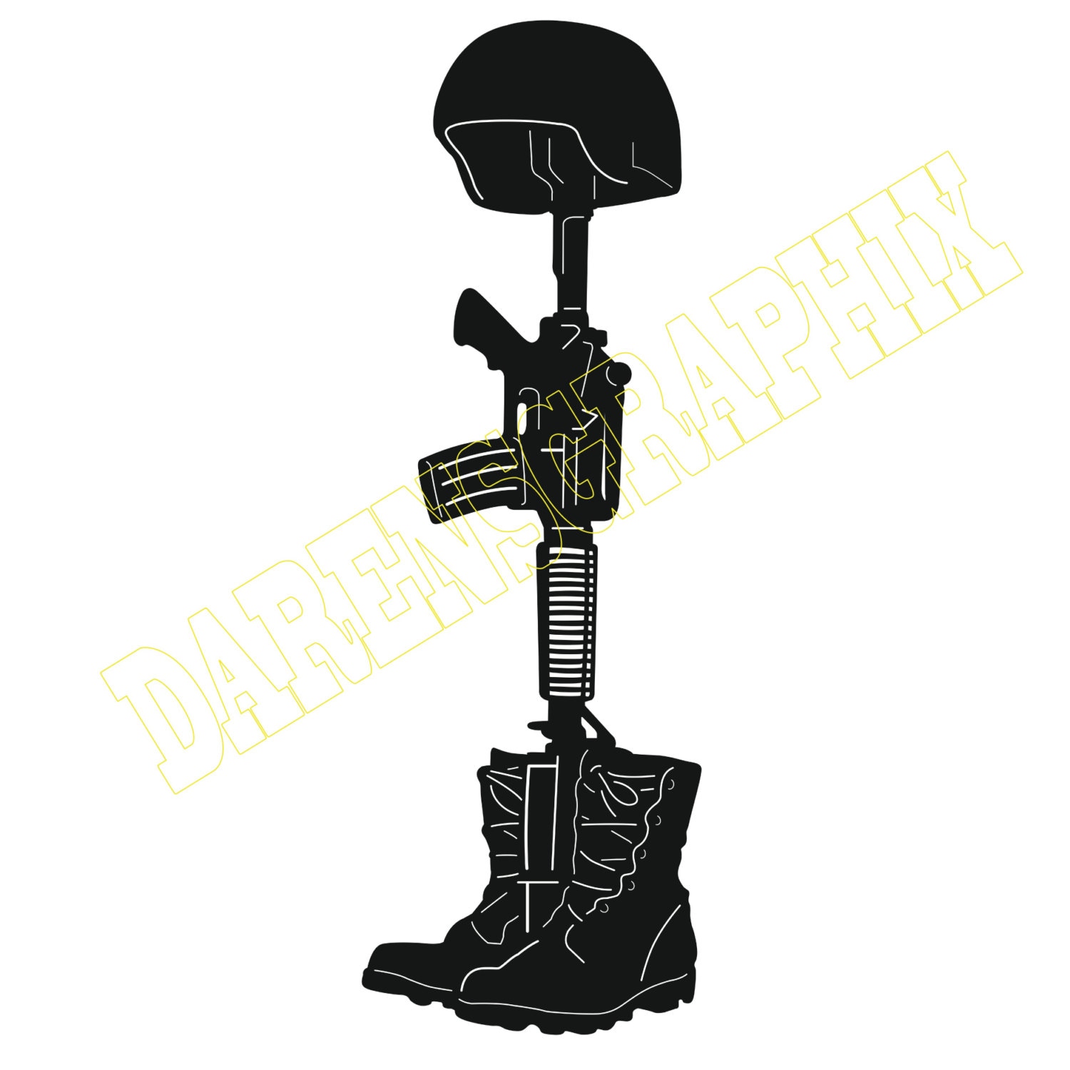 DXF File "battlefield Cross" - Etsy