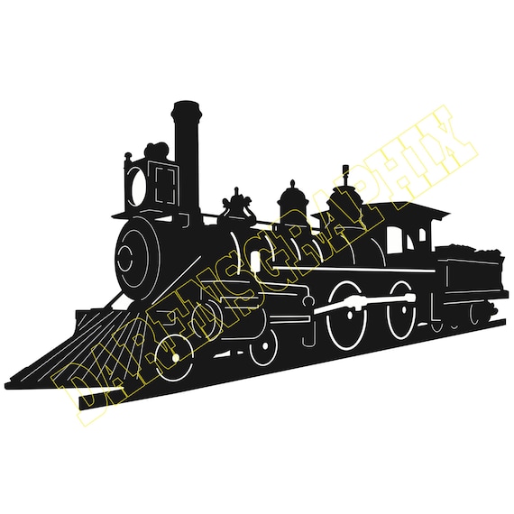 DXF File train - Etsy