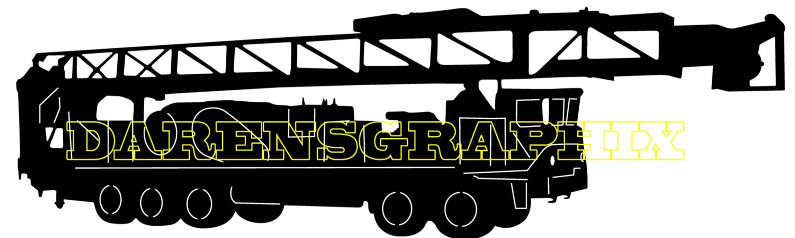 Dxf File of a Fire Truck for Use With a Cmc Plasma Cutter - Etsy