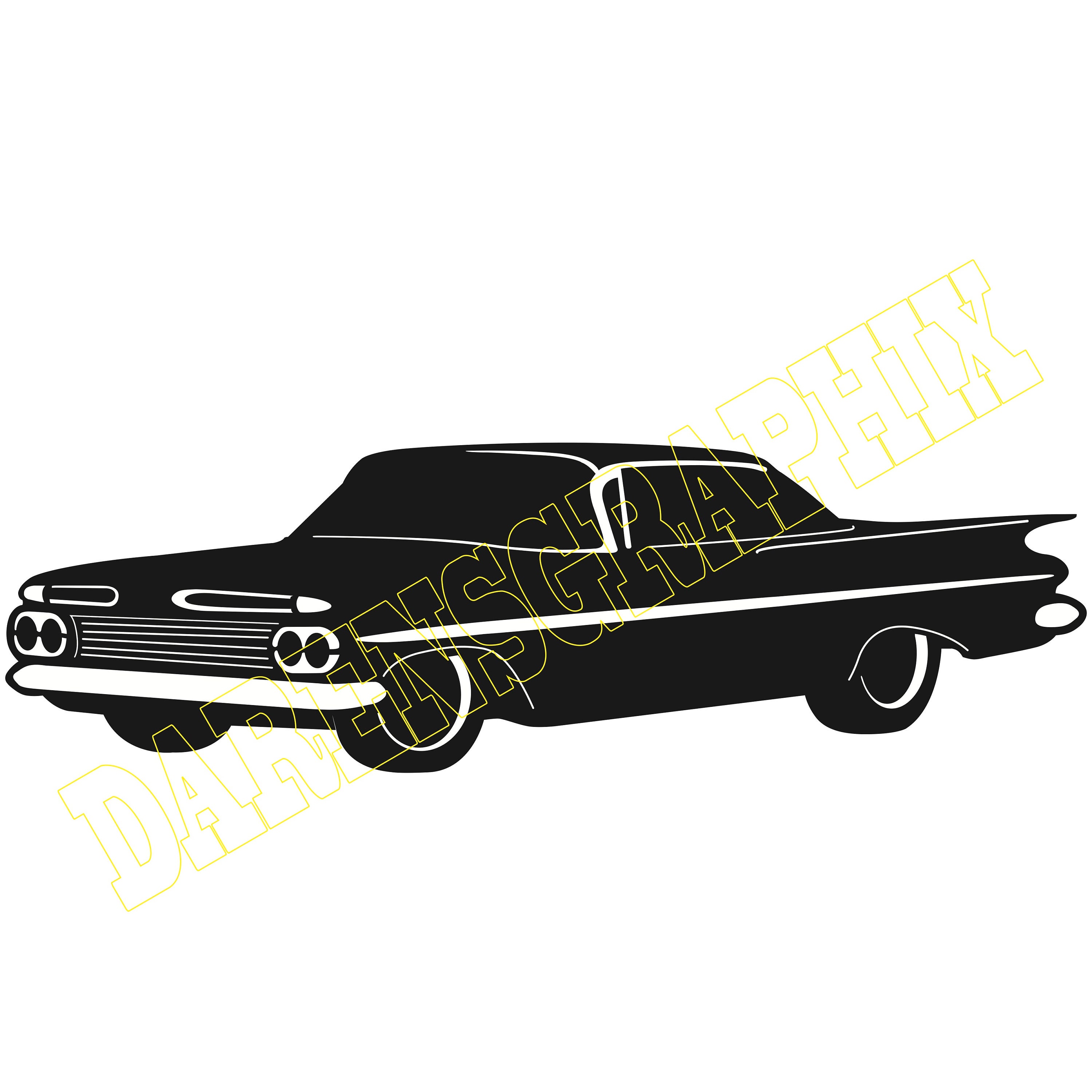 DXF File "59 Chevy" - Etsy