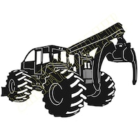Logging Truck SVG: Log Trailer Clipart (digital Files) - Etsy UK