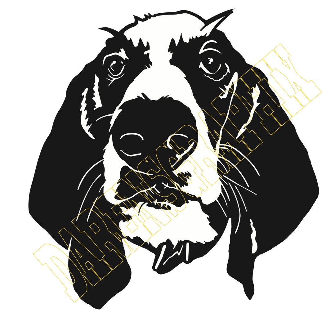 DXF File "basset Hound" - Etsy