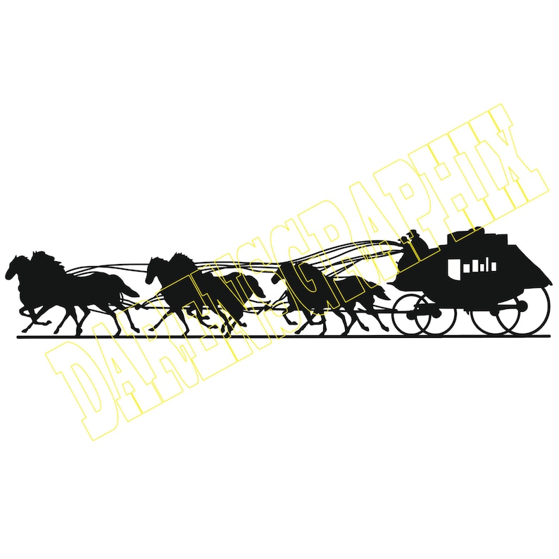 DXF File "stagecoach" - Etsy