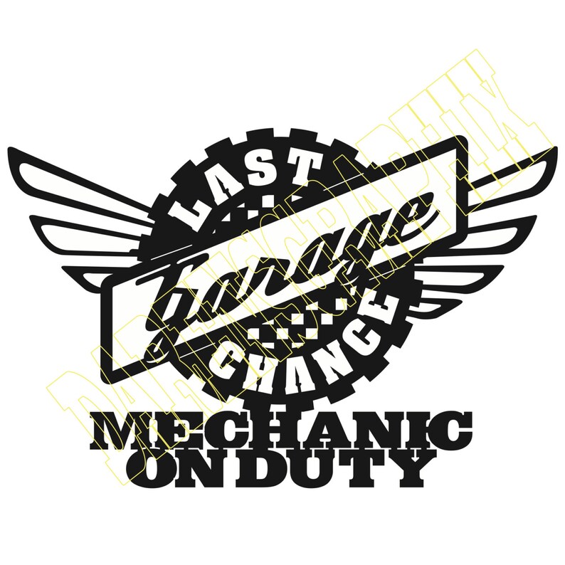 DXF File "last Chance Garage" - Etsy