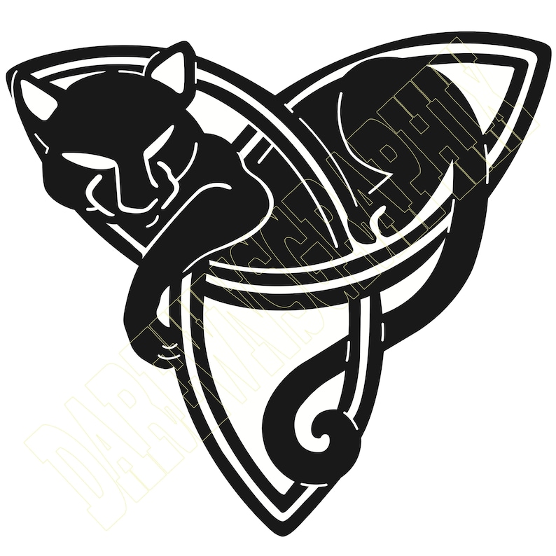 DXF File "celtic Cat - Etsy