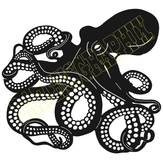 DXF File octopus | Etsy