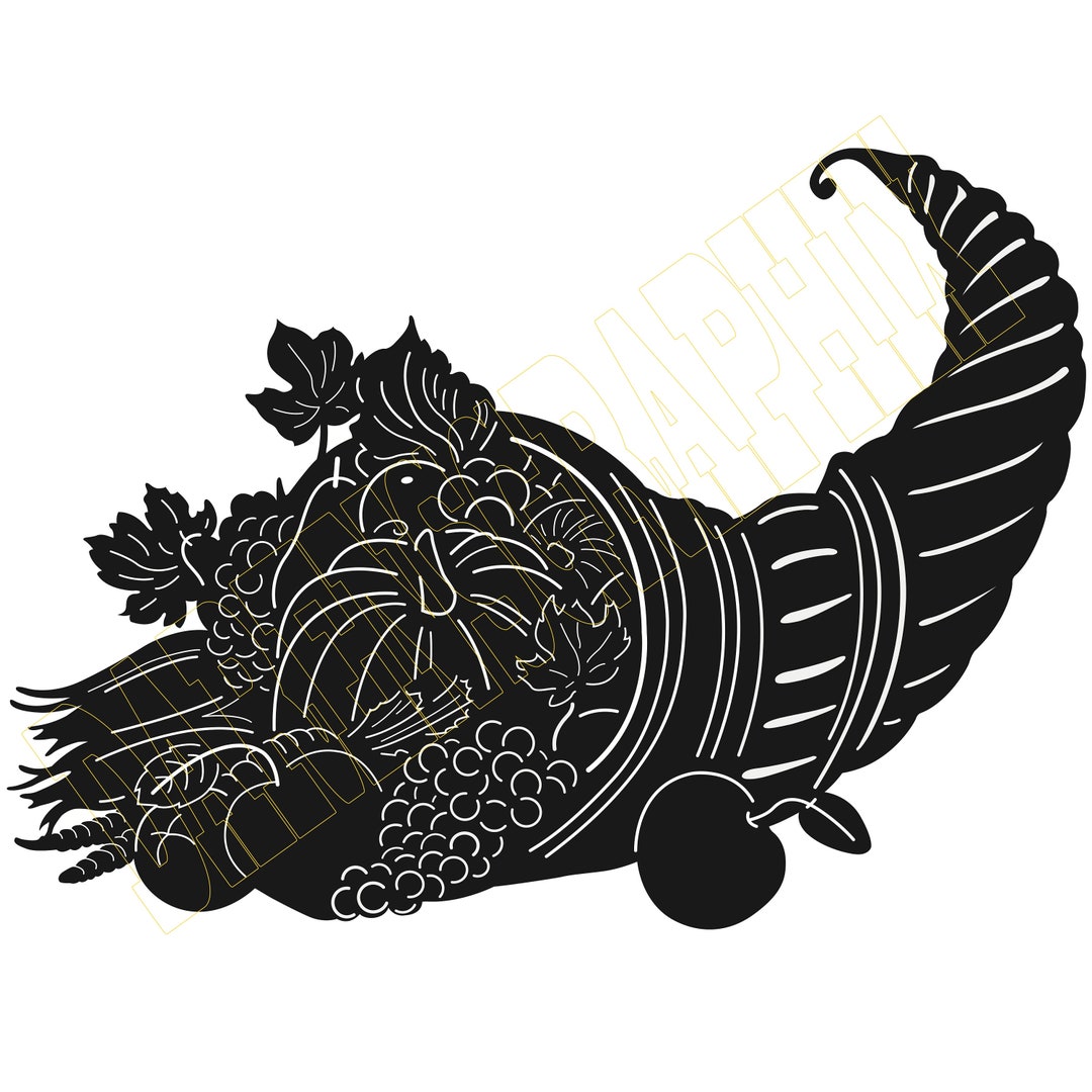 DXF File"cornucopia" - Etsy