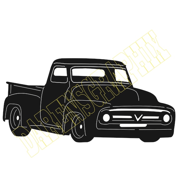 DXF File '56 Ford Pickup | Etsy