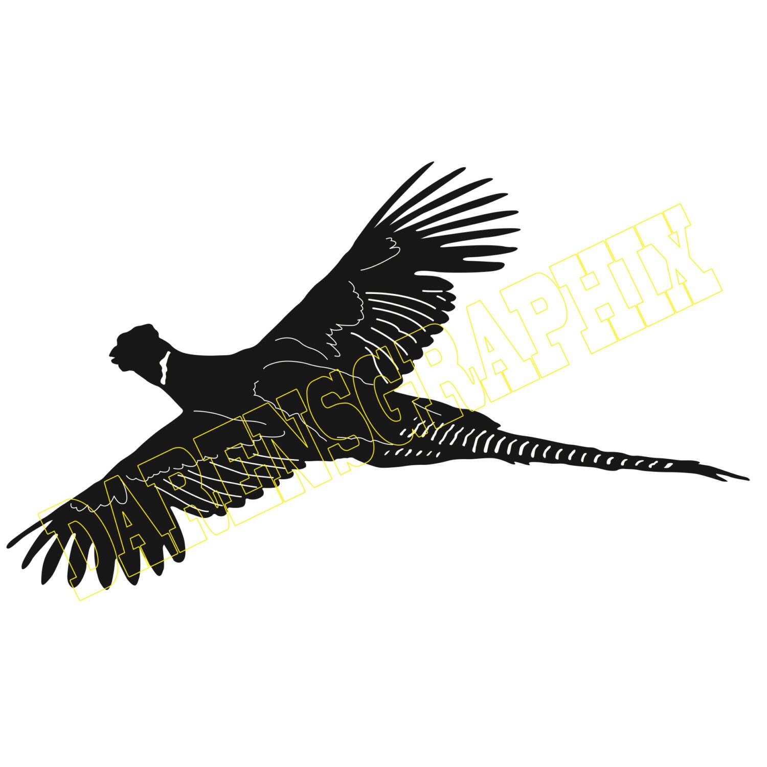 DXF File Pheasant - Etsy