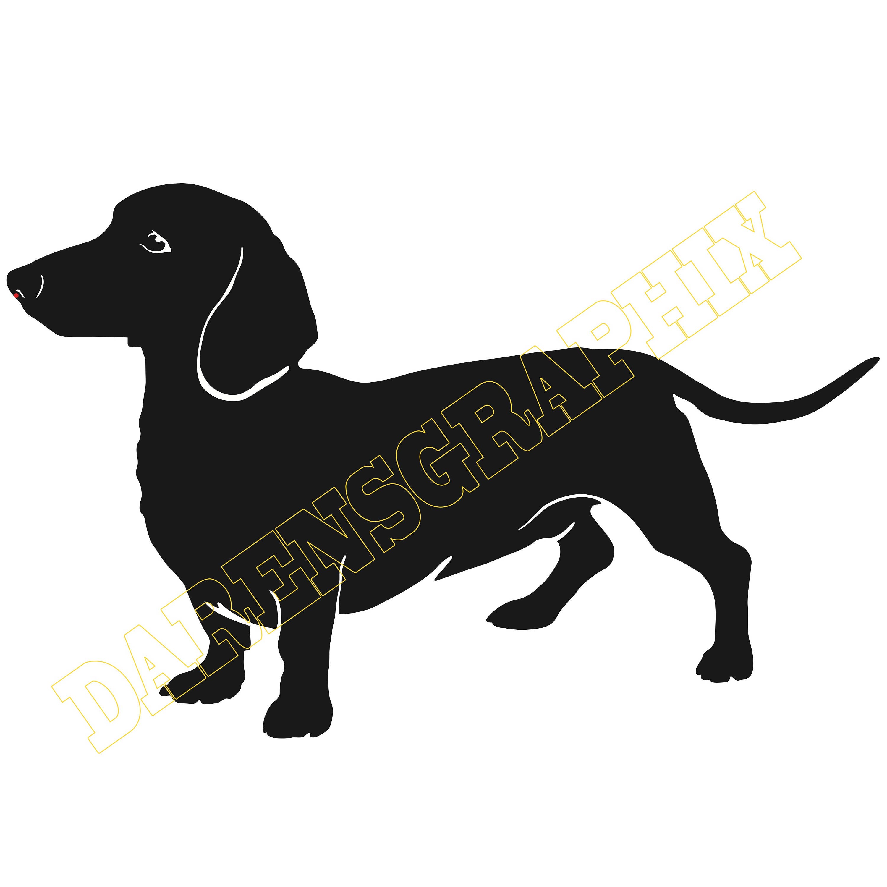 DXF File "weiner Dog" - Etsy