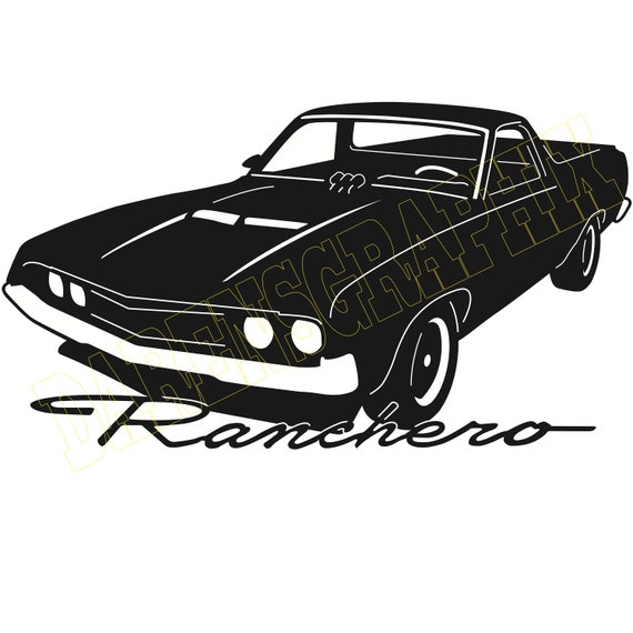 DXF File 70 Ranchero | Etsy