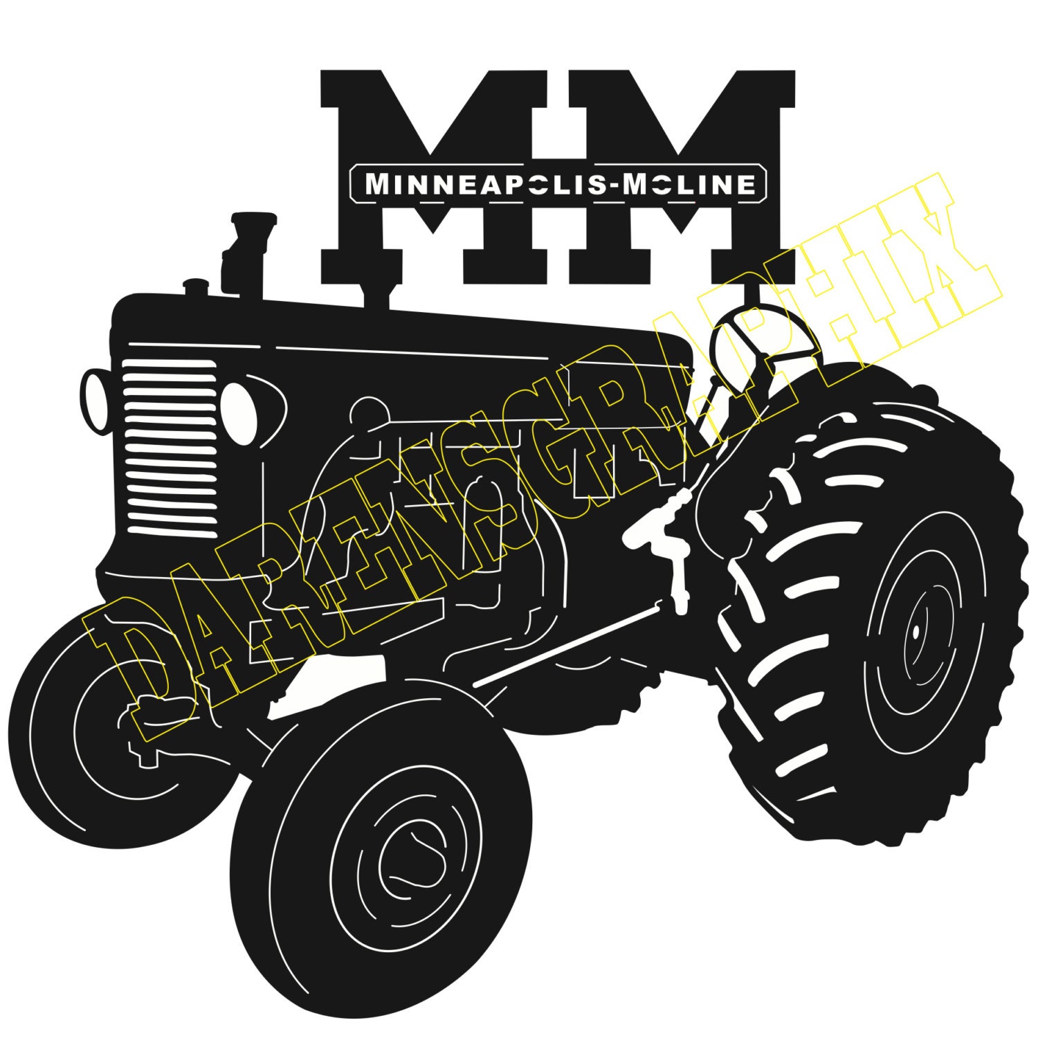 DXF File "minneapolis Moline" - Etsy