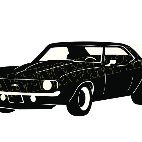Chevrolet Camaro Svg Dxf and Png 1979 and 2020 File Ready to - Etsy