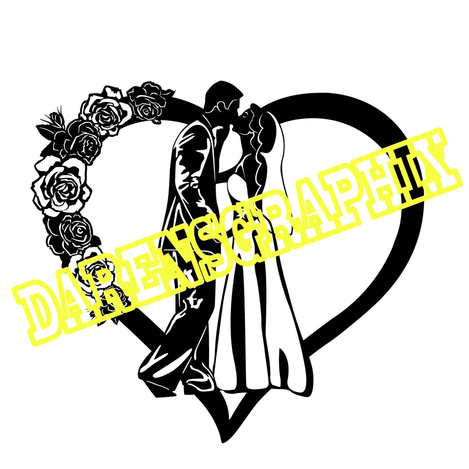 Dxf File of a Wedding Display for Use With a Cmc Plsms Cutter | Etsy