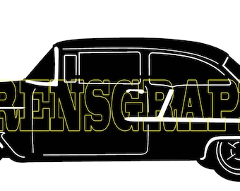 DXF File 53 Chevy Pickup | Etsy