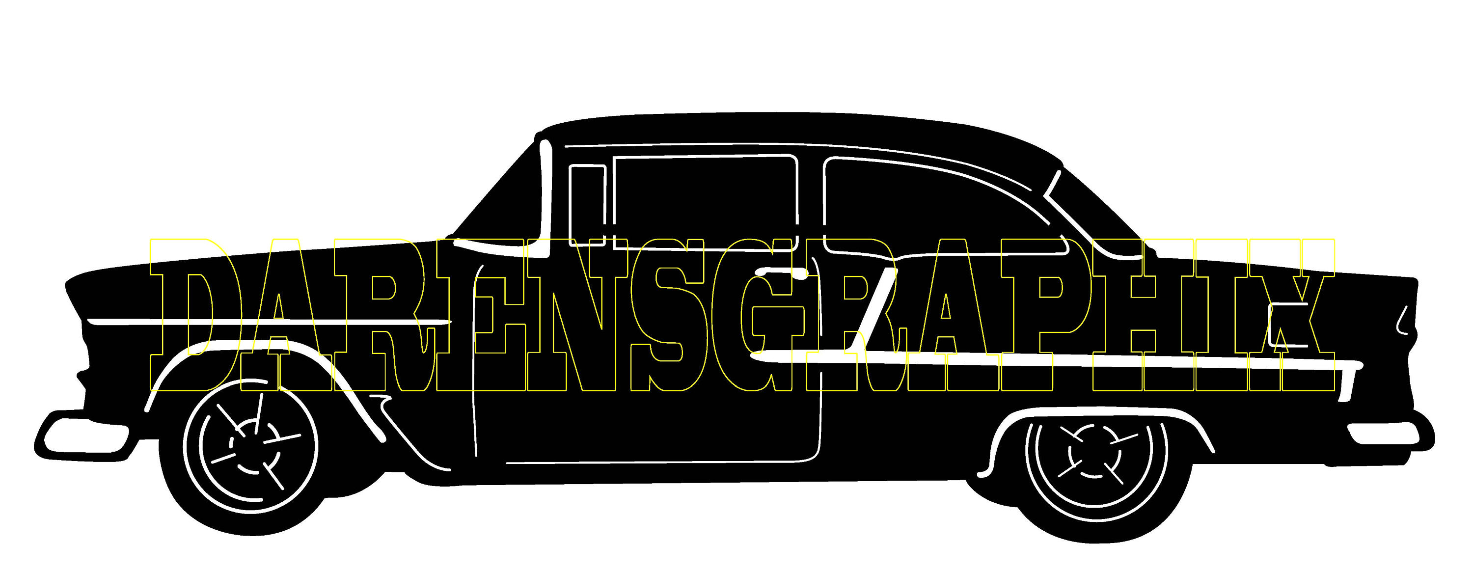 DXF File "55 Chevy" - Etsy