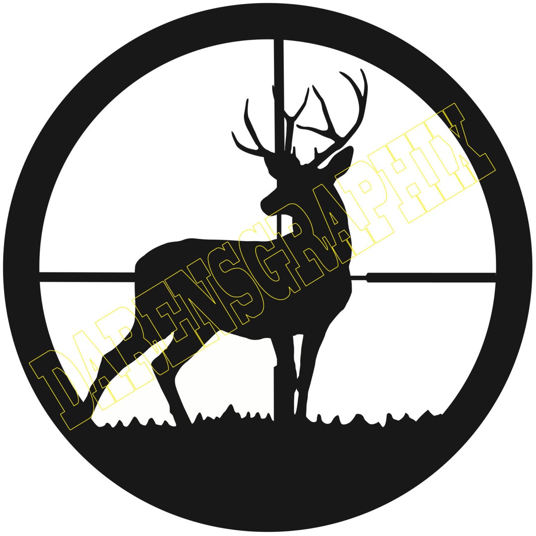 DXF File " Bullseye Buck" - Etsy