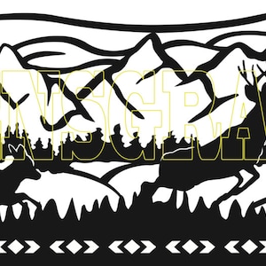 DXF File "deer Fire Ring" - Etsy