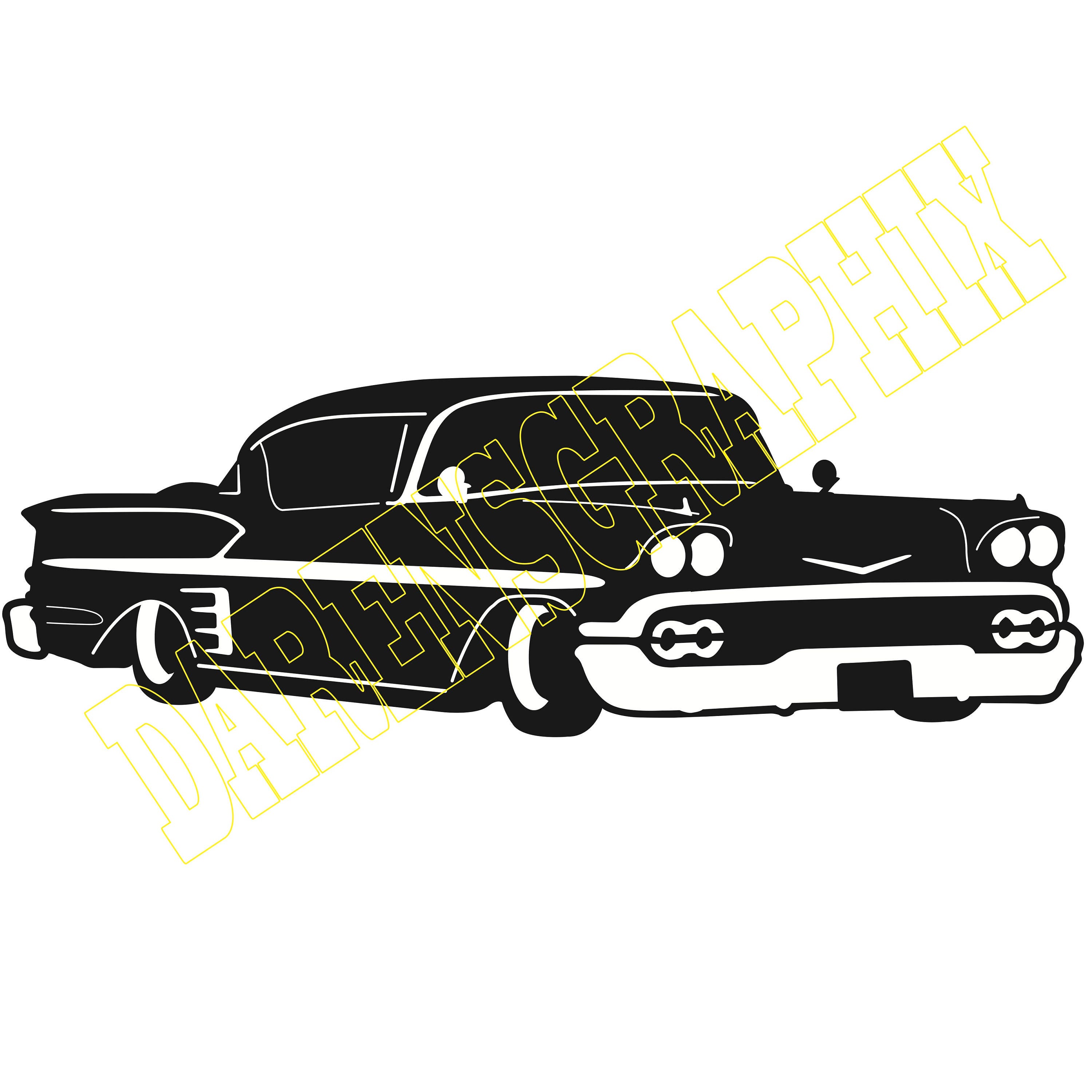 DXF File "58 Chevy" - Etsy