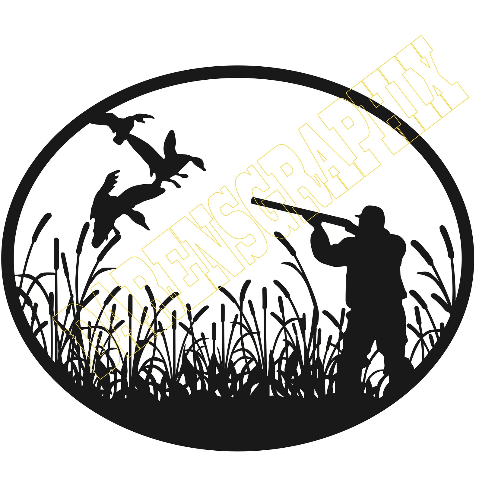DXF File "duck Hunting" - Etsy