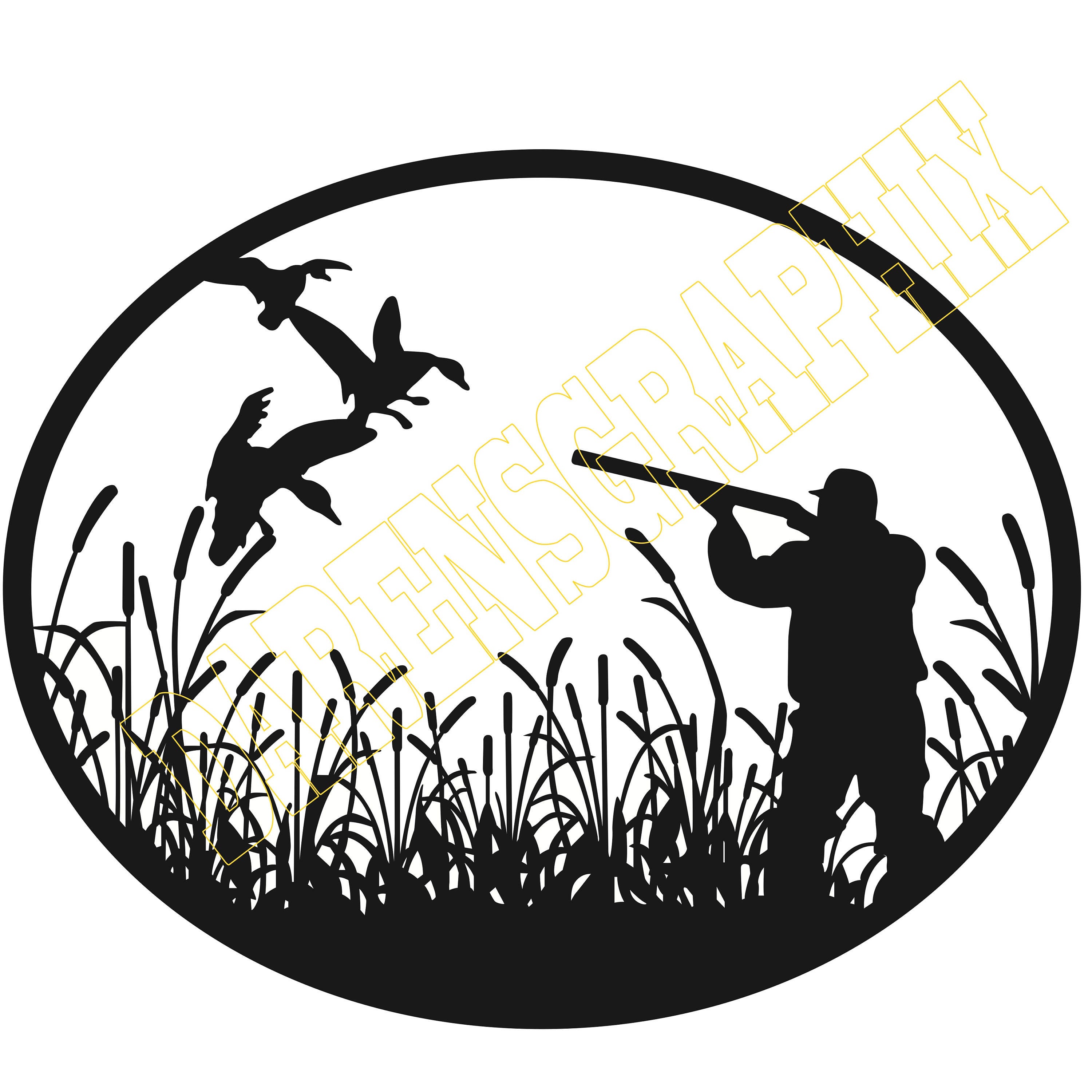 DXF File "duck Hunting" - Etsy