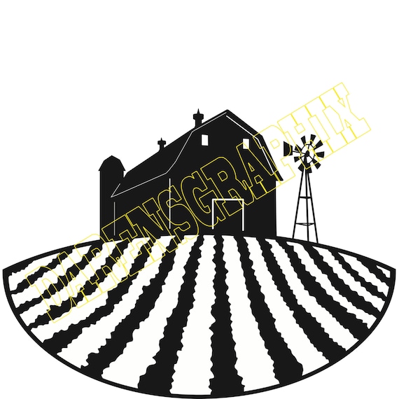 DXF File farm | Etsy