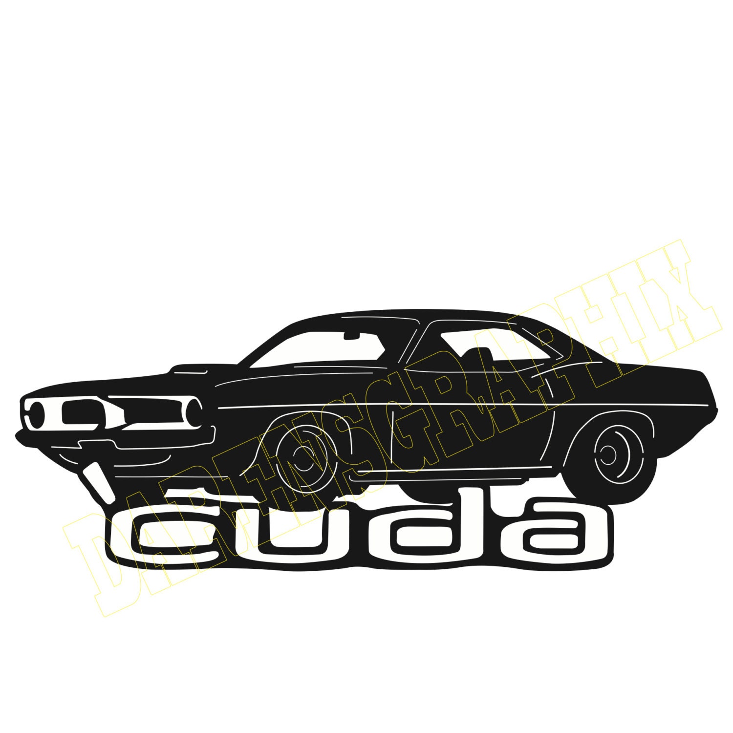 DXF File "cuda" - Etsy