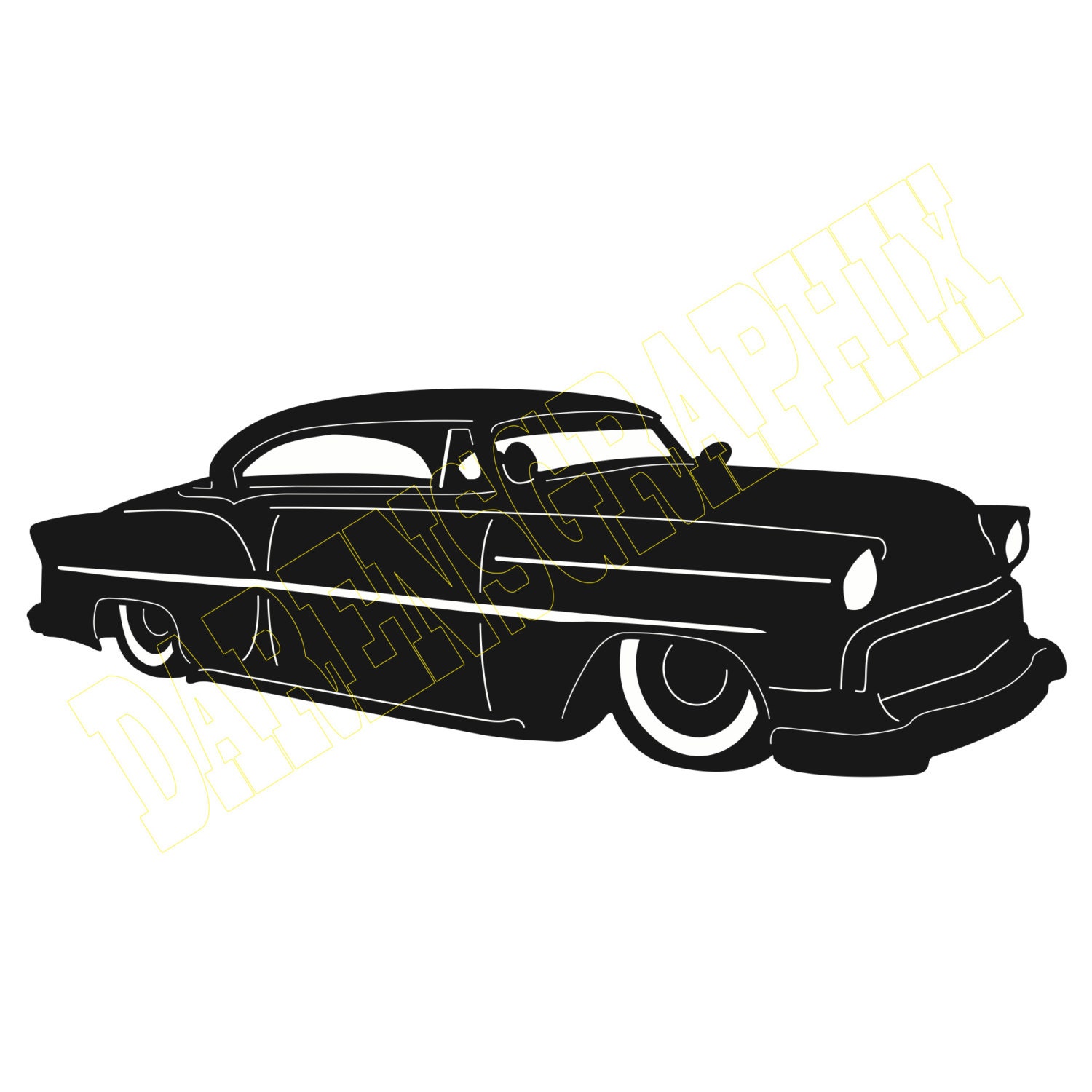 DXF File "chevy Lowrider" - Etsy