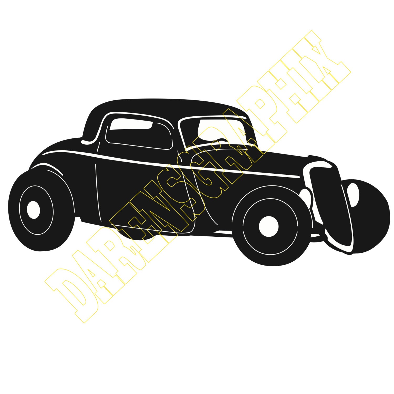 DXF File "34 Ford Highboy" - Etsy
