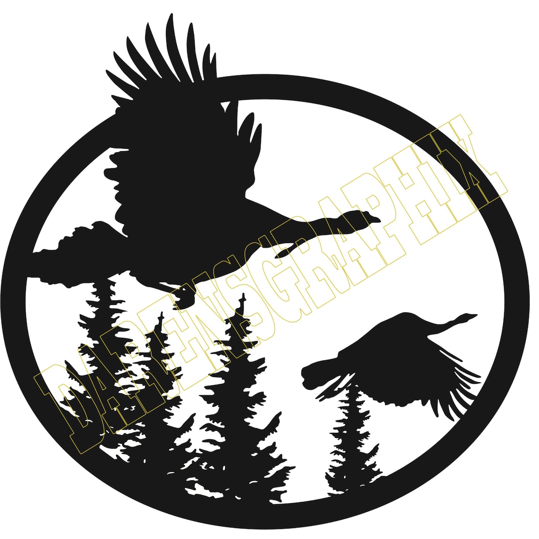 DXF File "wild Turkeys" - Etsy