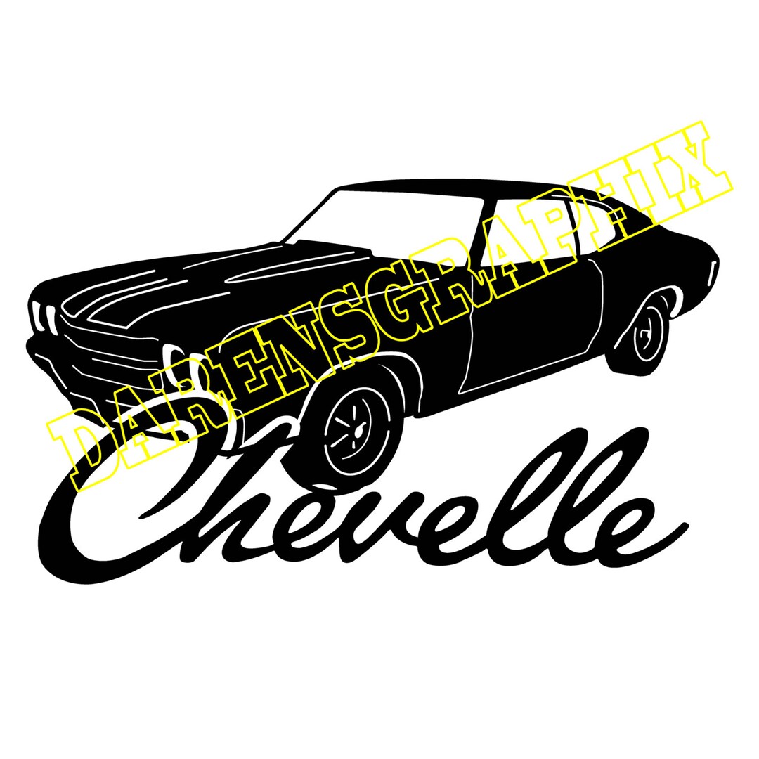 DXF File of a Chevy Chevelle for Use With a CNC Machine - Etsy