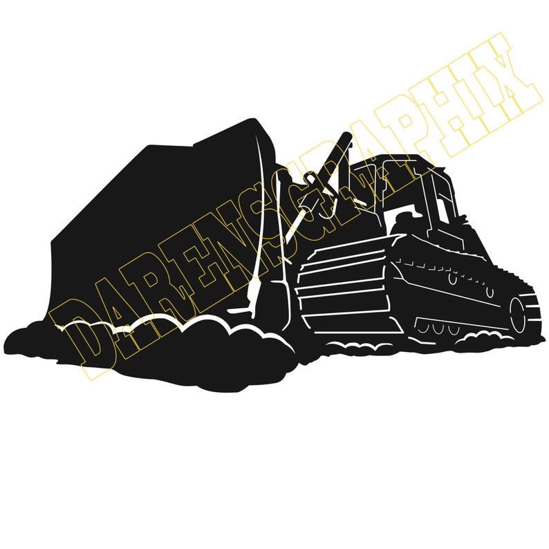 DXF File "bulldozer" - Etsy Canada