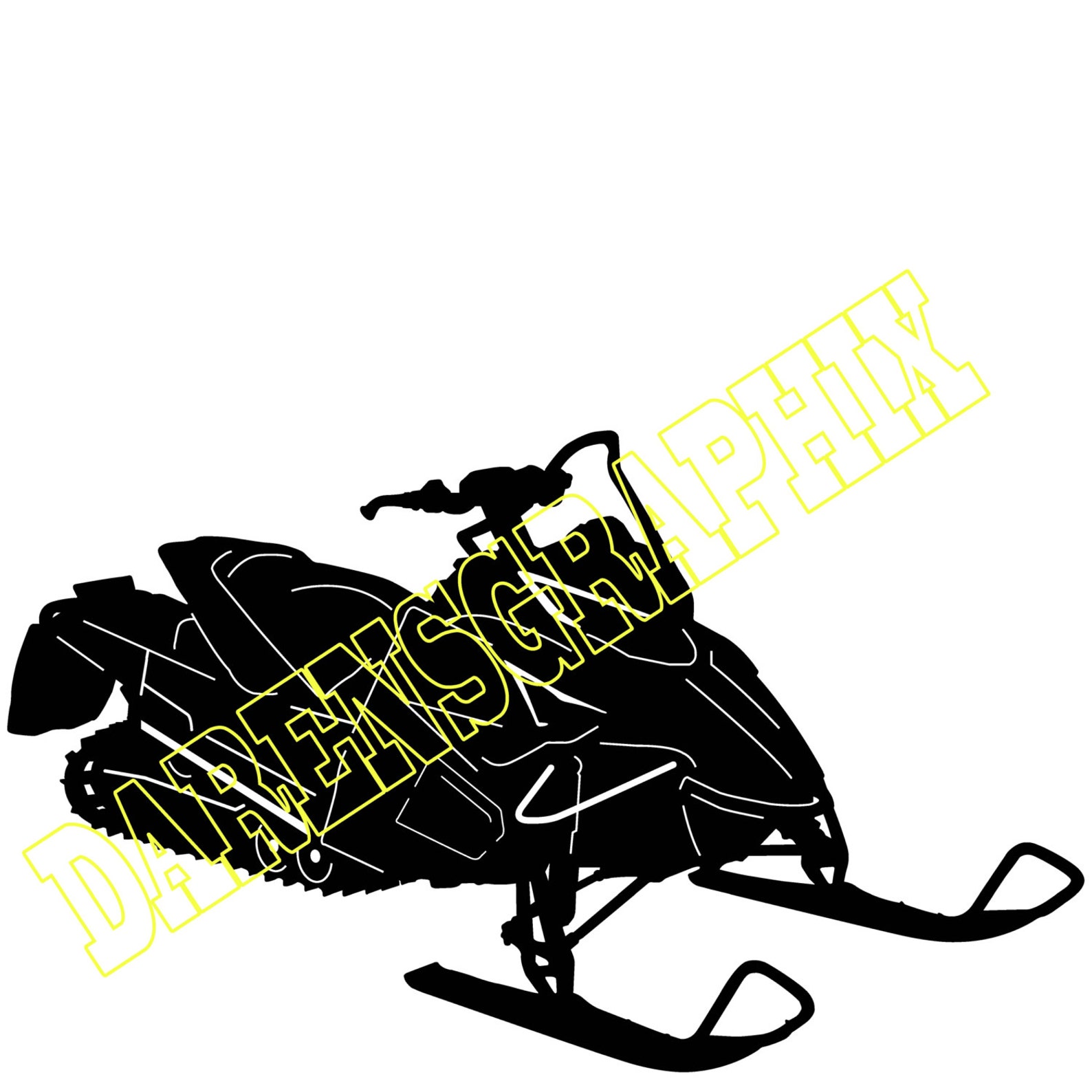 DXF File "arctic Cat Snowmobile" - Etsy