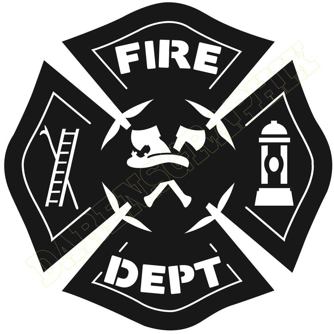 DXF File "fire Department" - Etsy