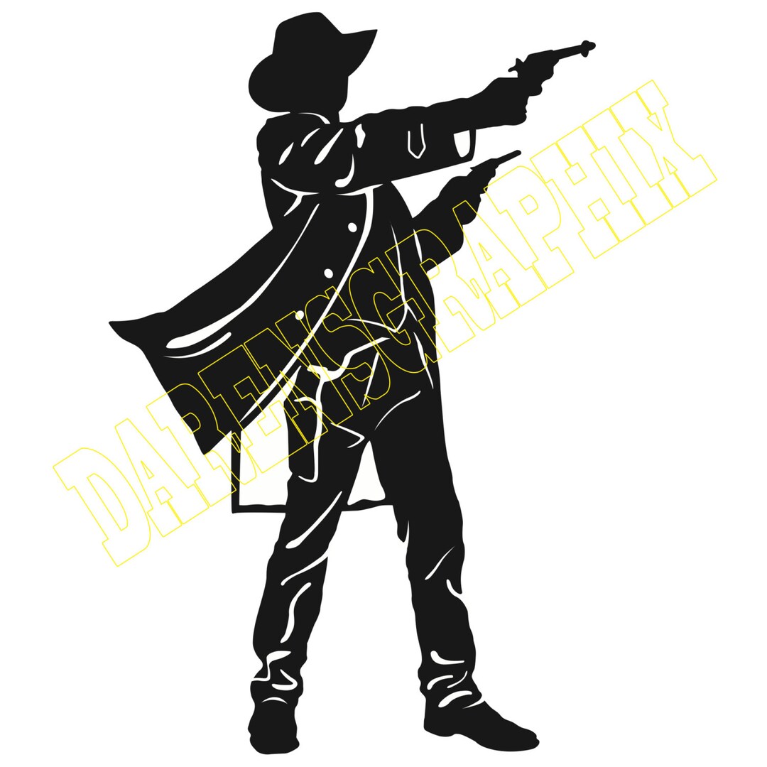 DXF File "gunslinger" - Etsy