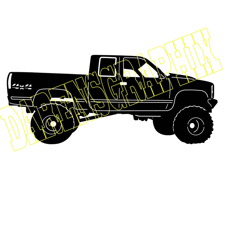 DXF File "chevy 4x4" - Etsy
