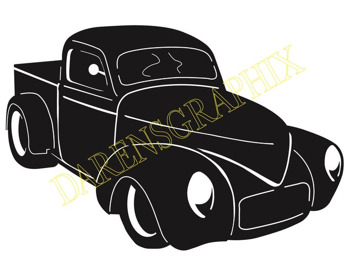 DXF File willys Pickup - Etsy