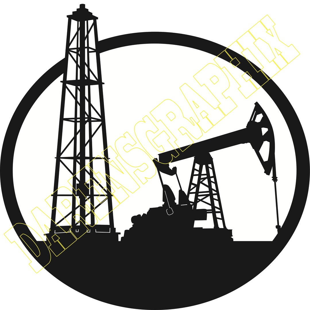 DXF File "oil Rig" - Etsy