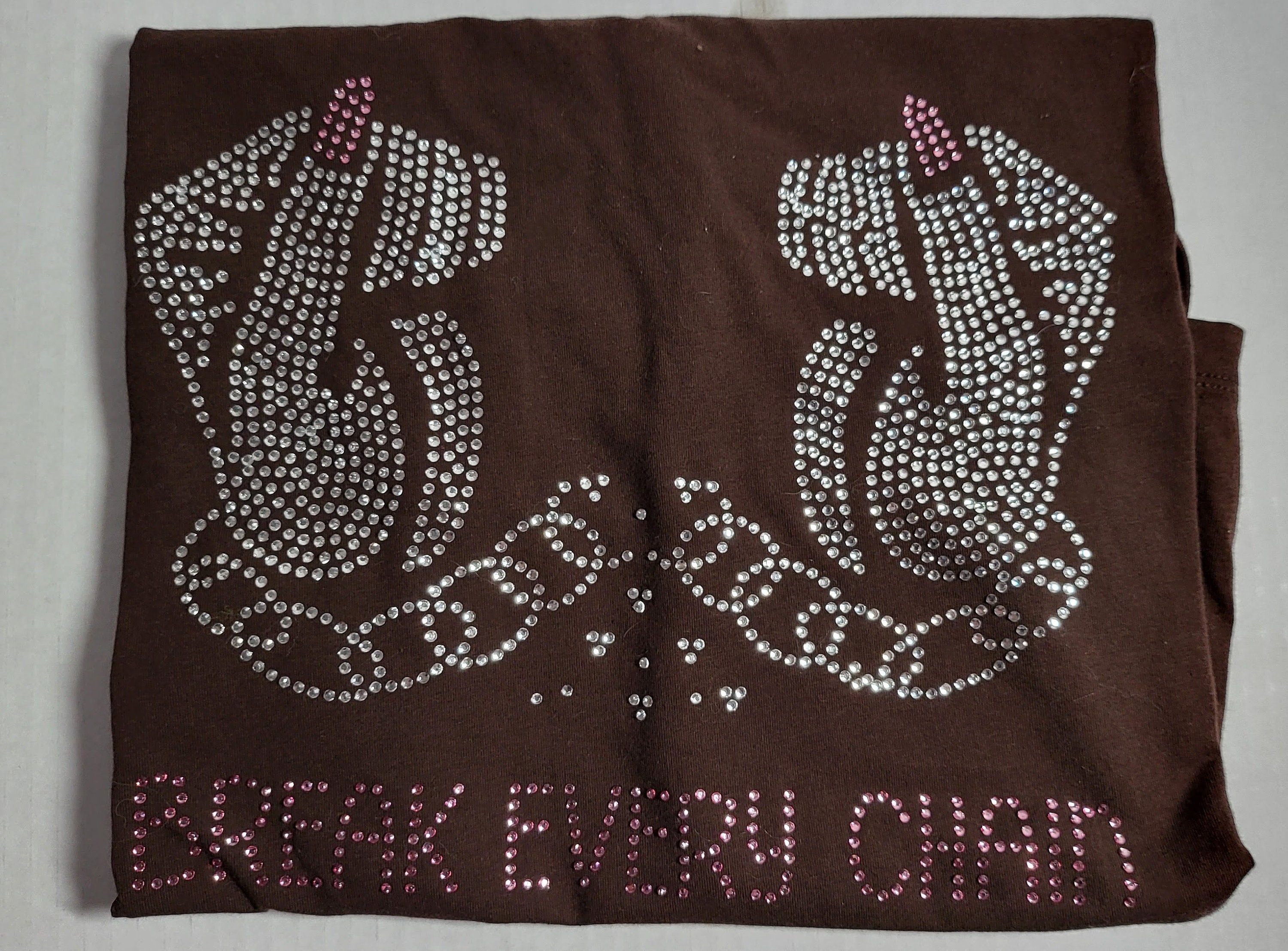 Break Every Chain Rhinestone Shirt - Etsy