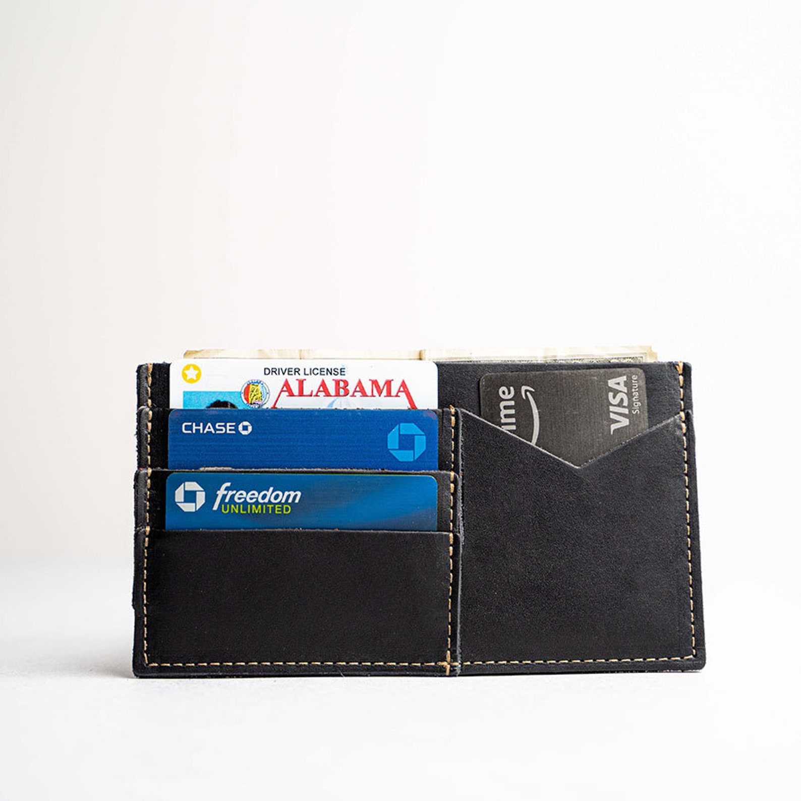 Personalized Fine Leather Insert Wallet for Purse or Handbag for Her ...