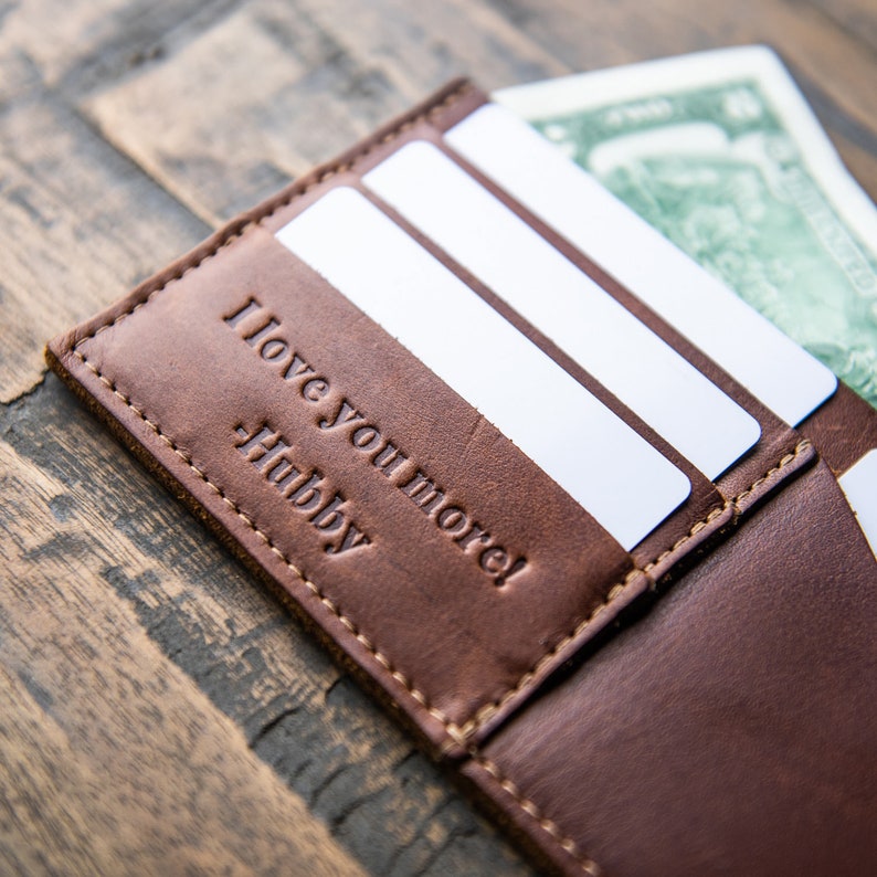 Personalized Fine Leather Insert Wallet for Purse or Handbag | Etsy