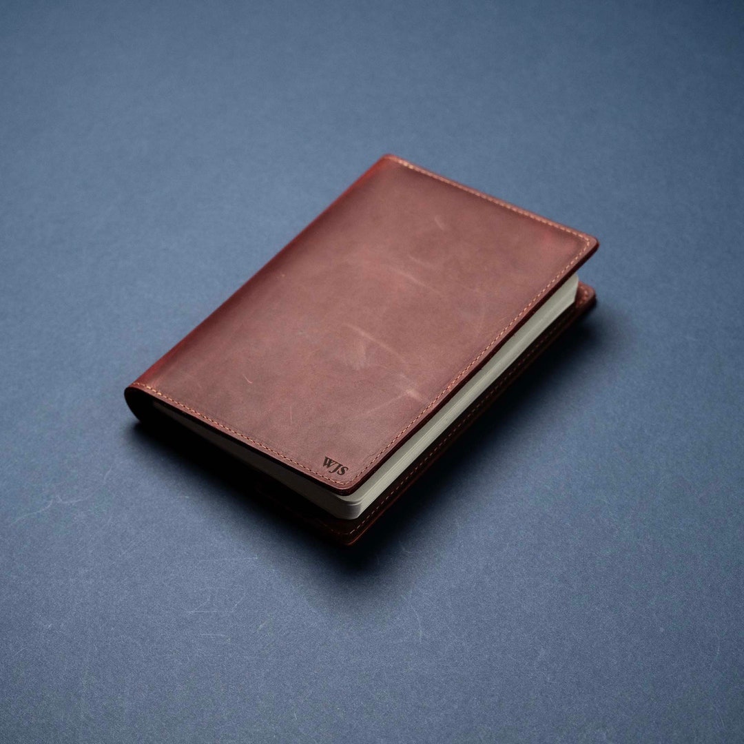 Red Cowhide A5 Leather Journal High Character one-of-a-kind Notebooks ...