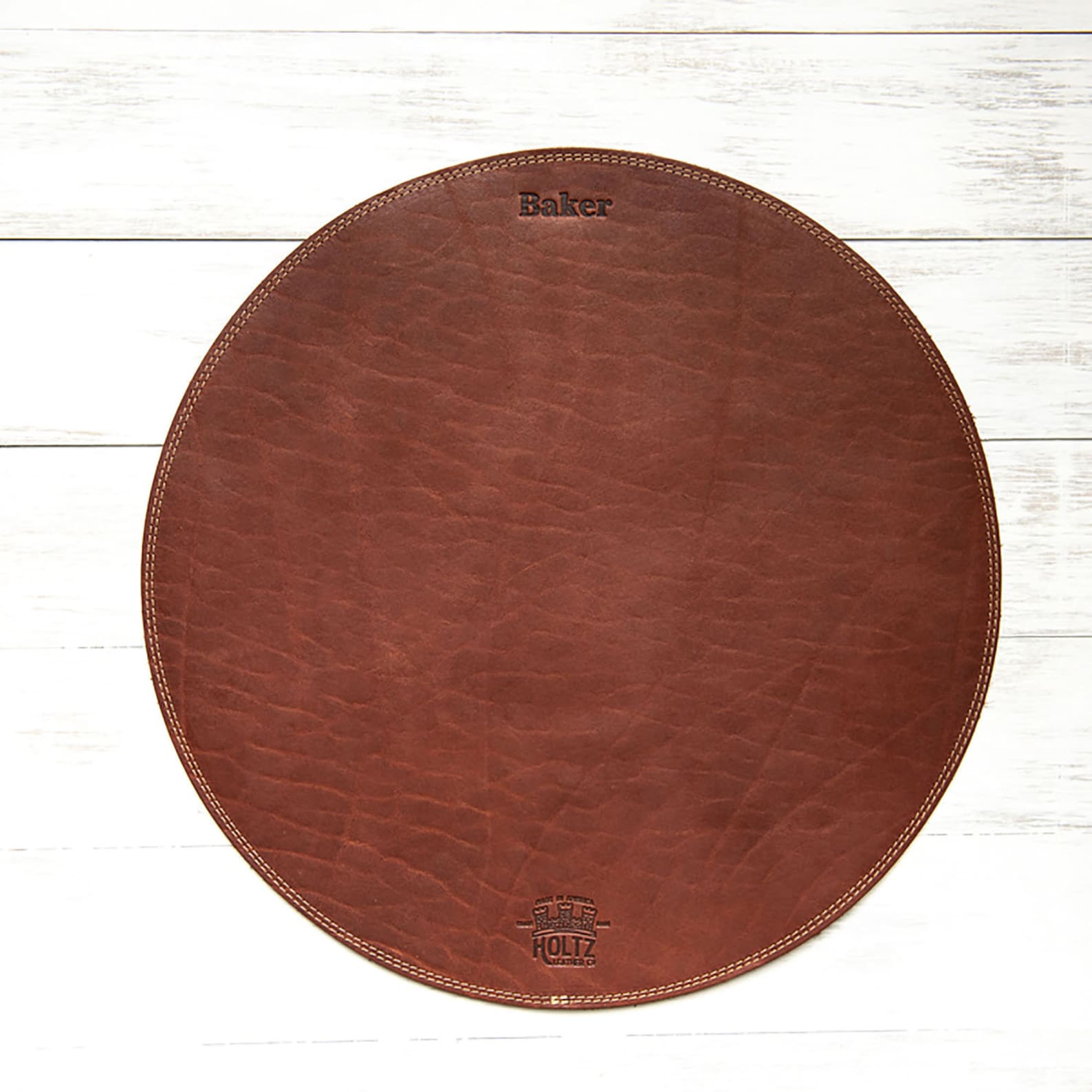 Personalized Leather Placemat Table Setting Kitchen Decor-leather ...