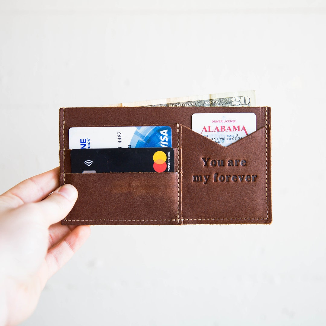 Personalized Fine Leather Insert Wallet for Purse or Handbag for Her ...