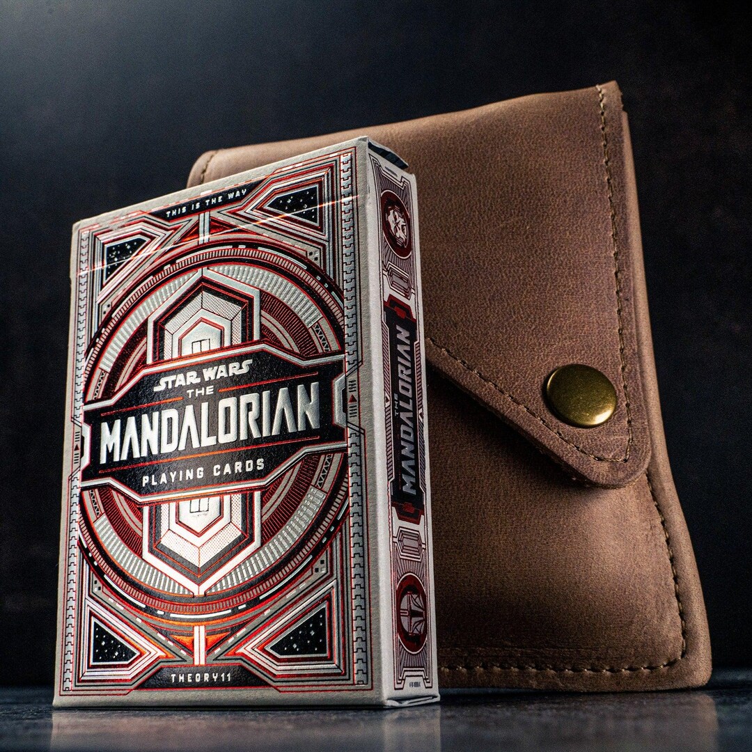 Theory 11 the Mandalorian Card Deck With Fine Leather Card Sleeve - Etsy