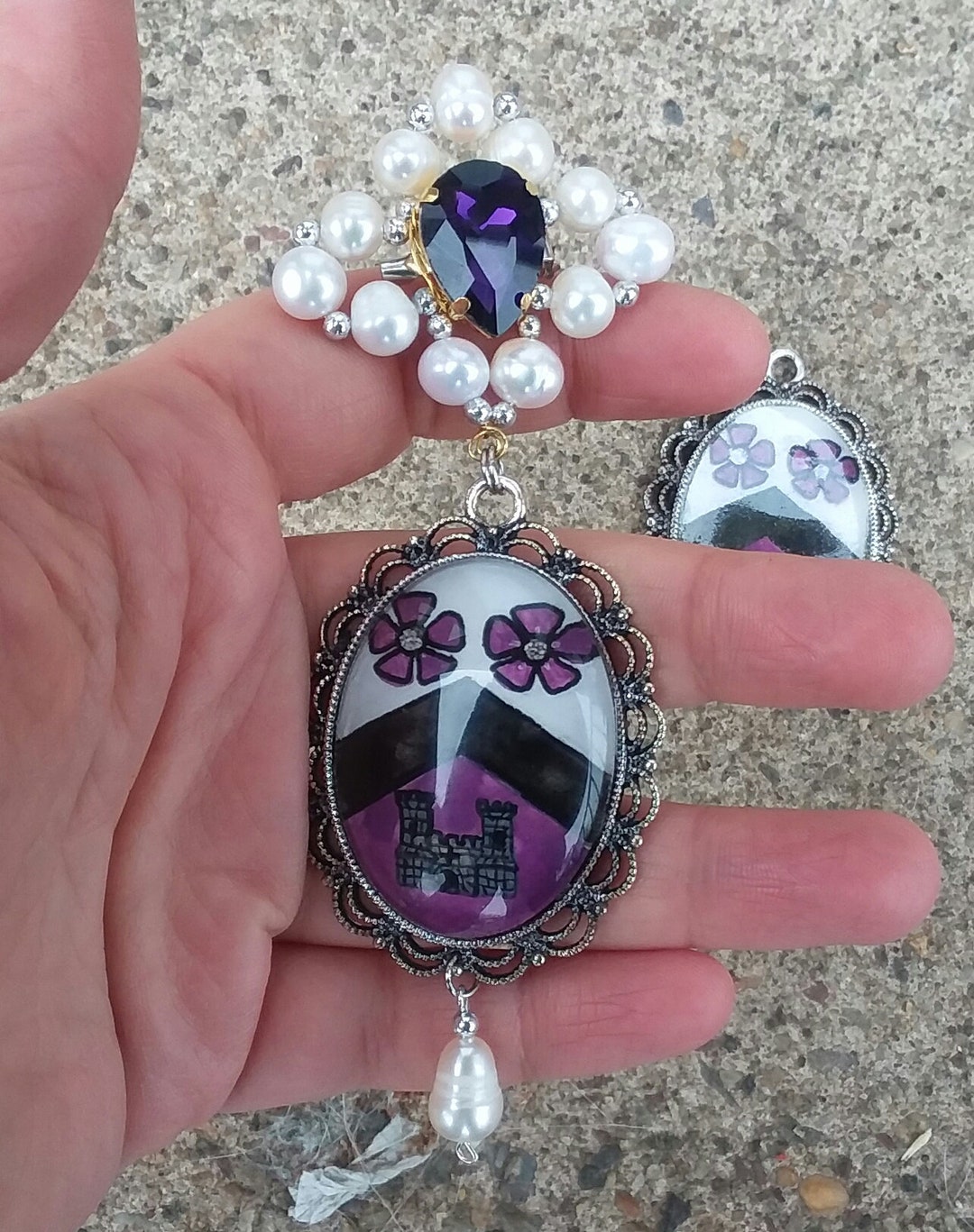 Custom Heraldic Brooches - Etsy